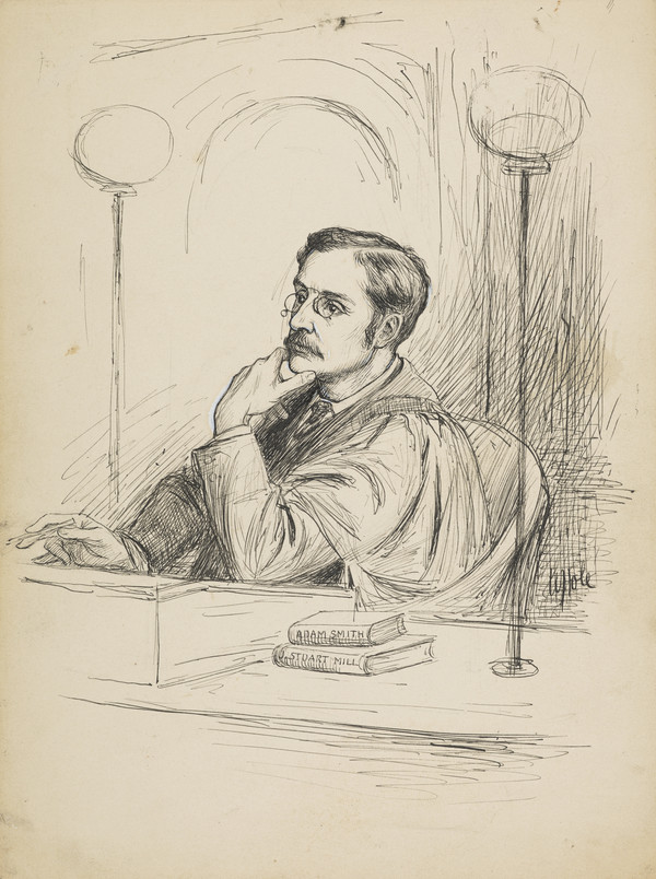 Professor Joseph Shield Nicholson, 1851 - 1927. Professor of Commercial ...