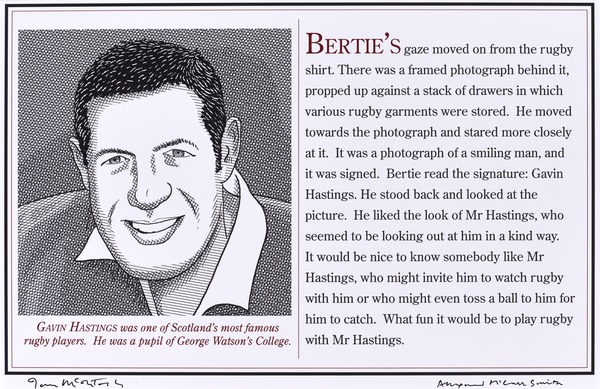 Gavin Hastings (Print from 'A Tale of Two Cities' exhibition, 2005) by ...