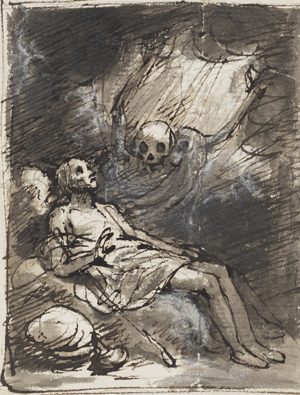 An Illustration for ‘Night Thoughts’: Death by Robert Smirke | National ...