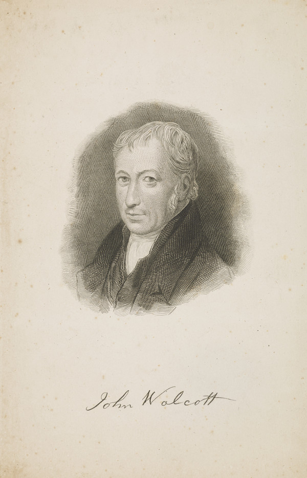 John Wolcot, 1738 - 1819. Known as Peter Pindar; satirical poet ...