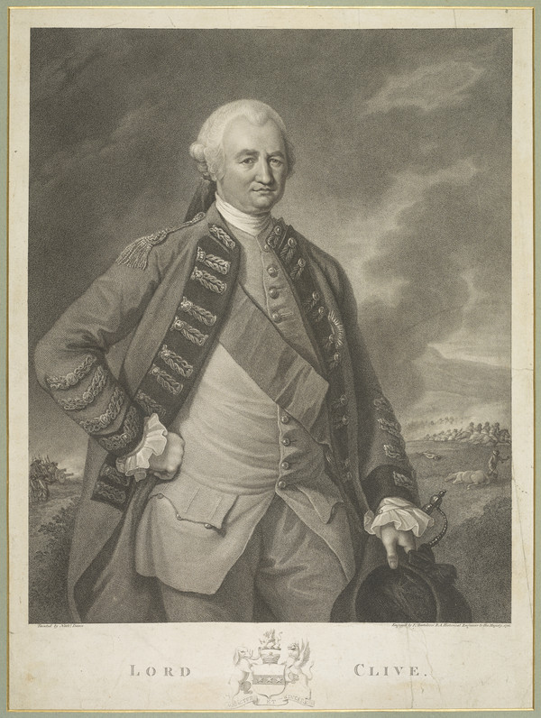 Robert Clive, 1st Baron Clive (of Plassey), 1725 - 1774. Governor of ...
