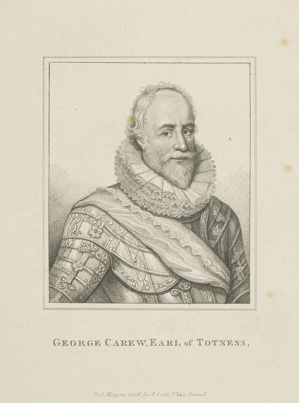 George Carew, Earl of Totnes, 1555 - 1629. Commander in Ireland by Park ...