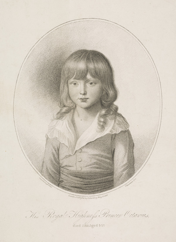 Prince Octavius, 1779 - 1783. 8th son of George III by Cheesman ...