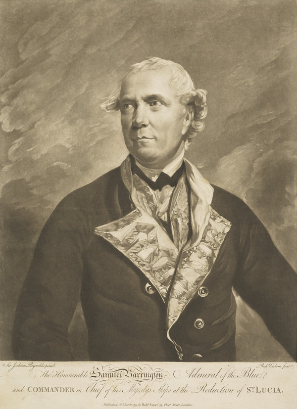 The Honourable Samuel Barrington, 1729 - 1800. Admiral; son of the 1st ...