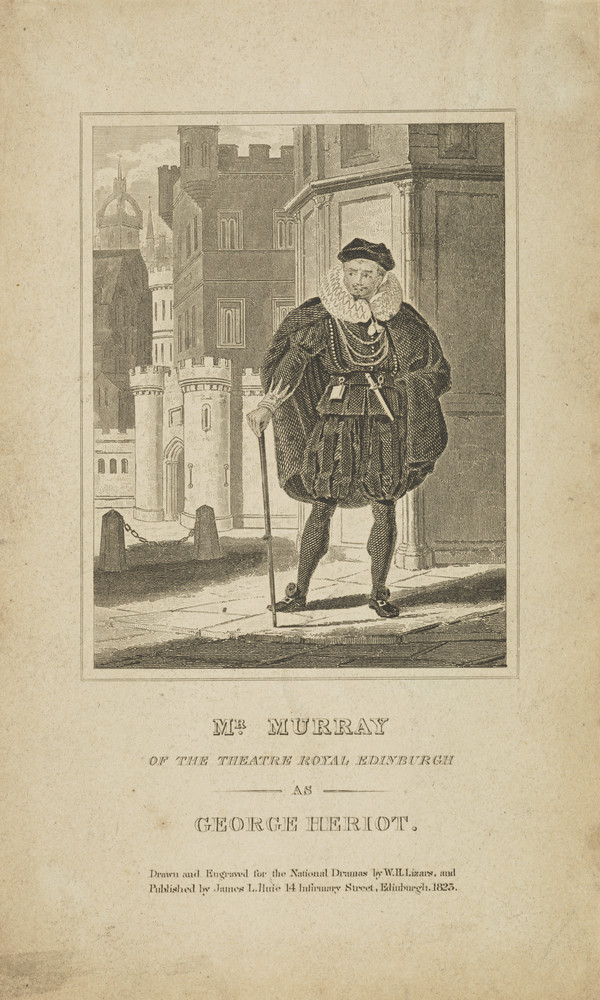 Charles Murray, 1754 - 1821. Actor by William Home Lizars | National ...