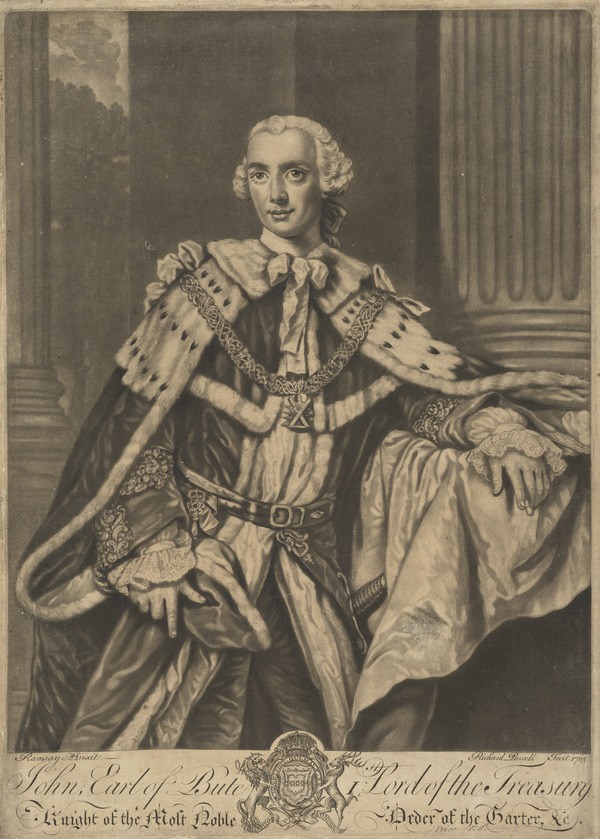 John Stuart, 3rd Earl of Bute, 1713 - 1792. Prime Minister by Richard ...