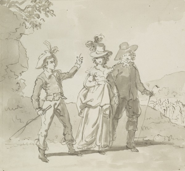 Scene from Shakespeare's 'The Taming of the Shrew', Act 4 Scene 5 ...