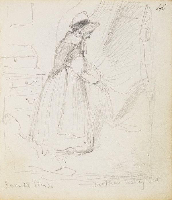 Mother Making Bed by Alexander Abernethy Ritchie | National Galleries ...