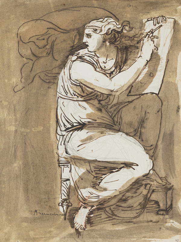 Seated Figure with Scripture by Alexander Runciman | National Galleries ...