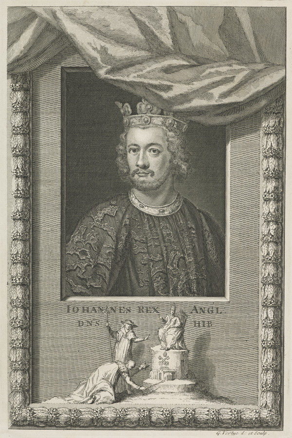 John, King of England, c 1167 - 1216 by George Vertue | National ...