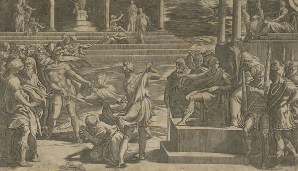 Martyrdom of St Paul and St Peter led away to execution by Giovanni ...