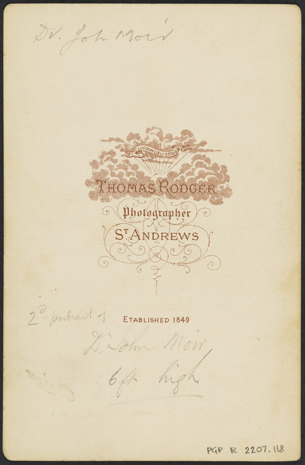 Portrait of Dr John Moir by Thomas Rodger | National Galleries of Scotland