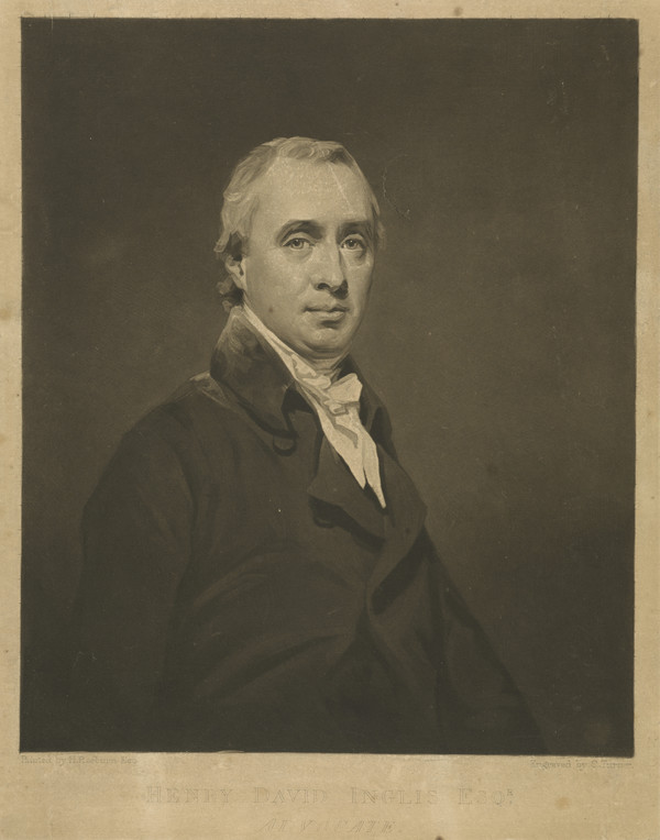 Henry David Inglis, 1757 - 1806. Advocate and Baptist preacher at ...