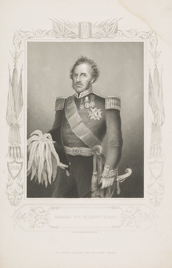 Sir George de Lacey Evans, 1787 - 1879. General and politician ...