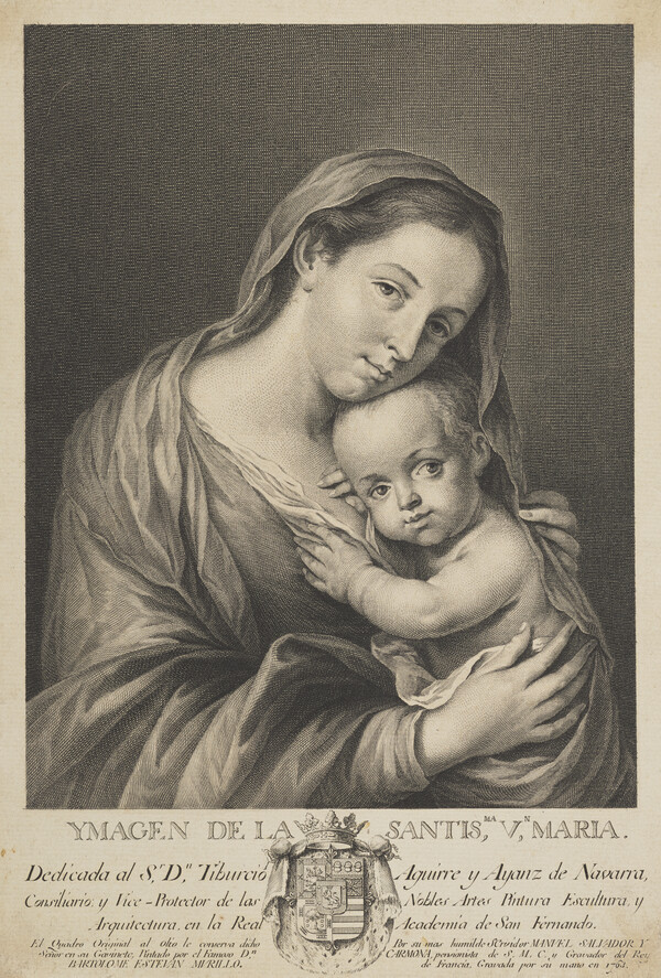 Ymagen de la Santisima Virgen Maria by Manuel Salvador Carmona ...