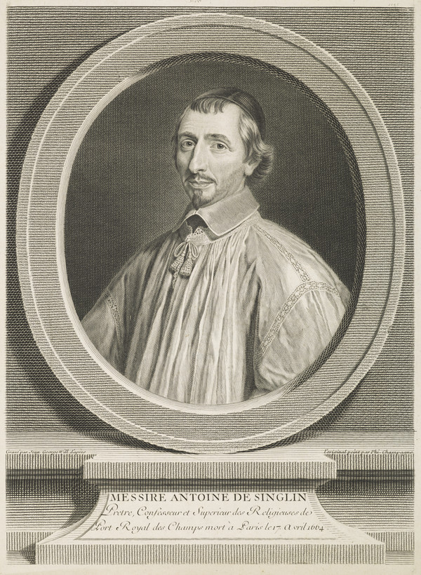 Antoine Singlin, 1607 - 1664. Theologian by Johann Georg Wille ...