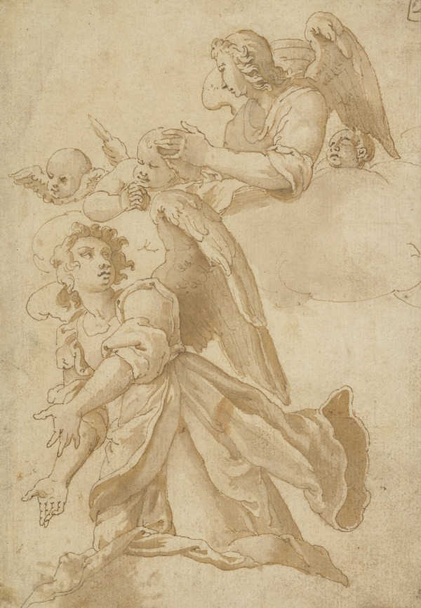 Two Angels And Putti | National Galleries of Scotland