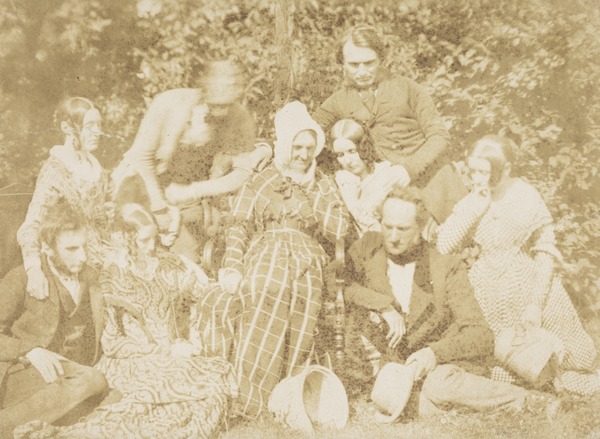 The Adamson family: behind, Miss Melville Adamson, Alexander, Mrs John ...