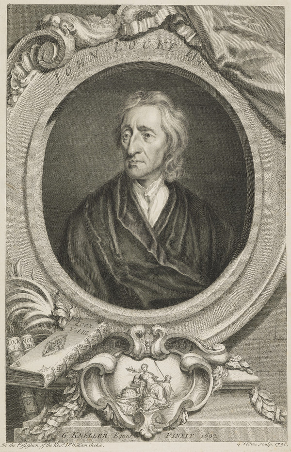 John Locke, 1632 - 1704. Philosopher by George Vertue | National Galleries of Scotland