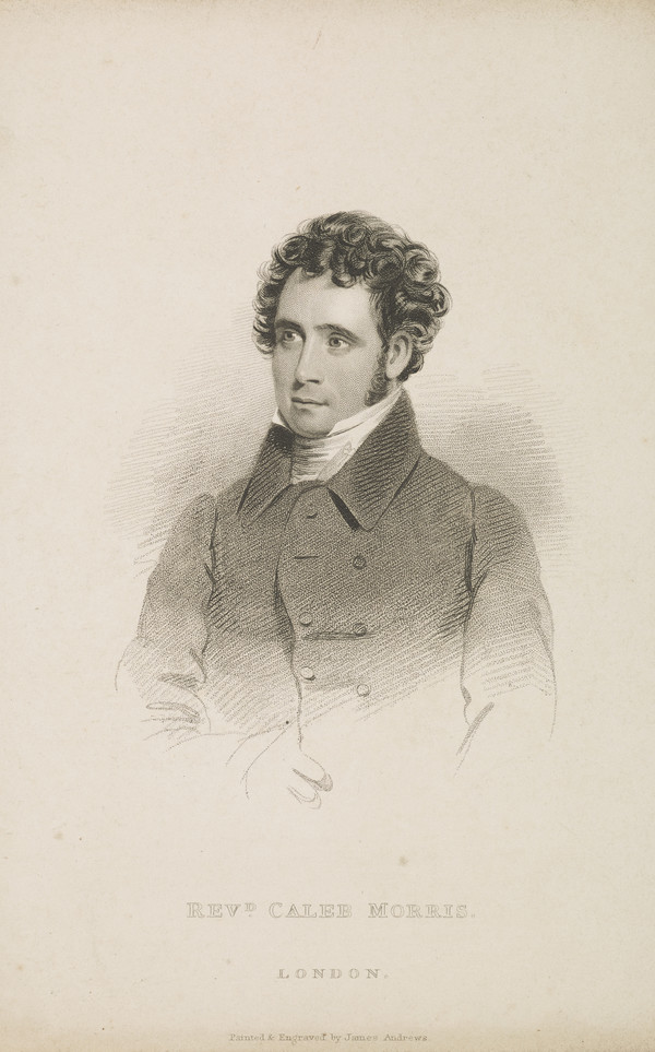 Rev. Caleb Morris, 1800 - 1865. Congregationalist minister of Fetter ...