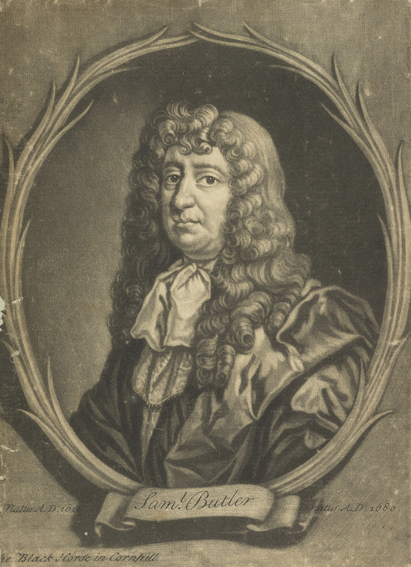 Samuel Butler, 1612 - 1680. Poet; author of "Hudibras" by Francis Kyte ...