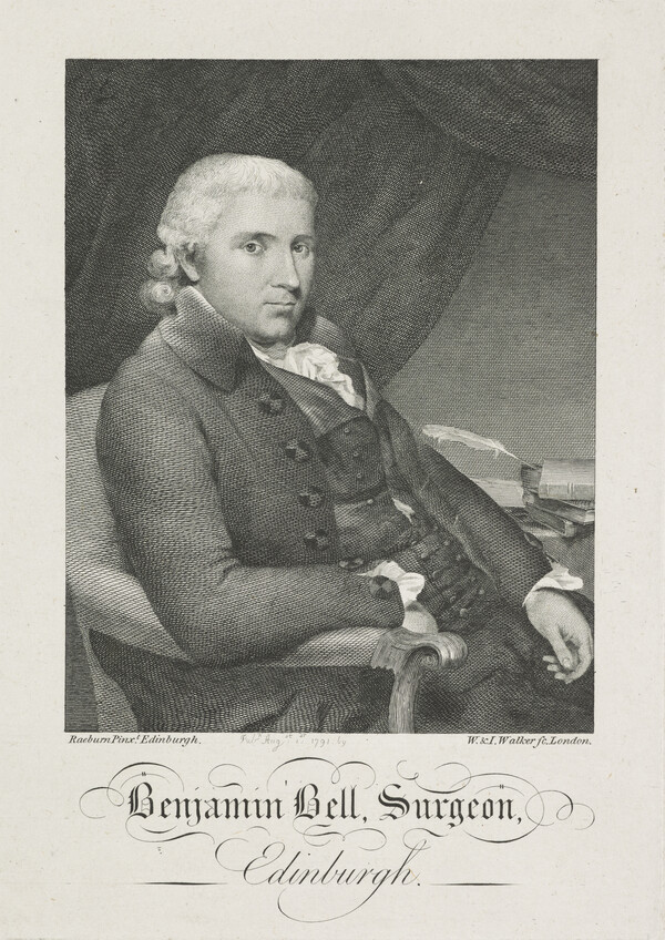 Benjamin Bell, 1749 - 1806. Surgeon by William and I. Walker | National ...