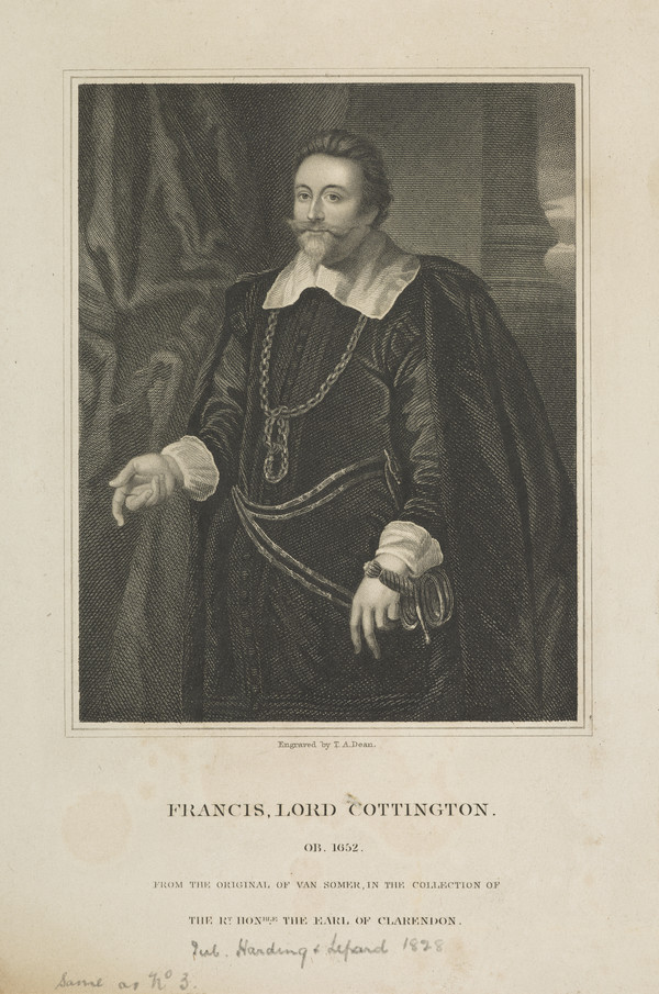 Francis, Baron Cottington, 1578 - 1652. Statesman by Thomas Anthony ...