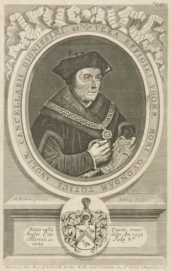 Sir Thomas More, 1478 - 1535. Lord Chancellor by R. White | National ...