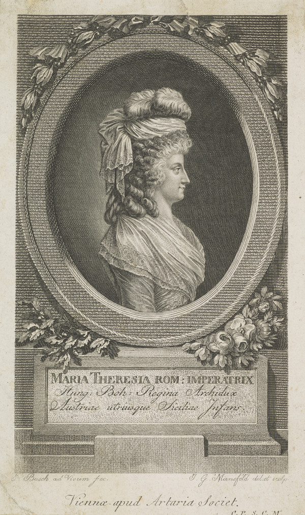 Maria Theresa of Austria, 1717 - 1780. Holy Roman Empress by Johann ...