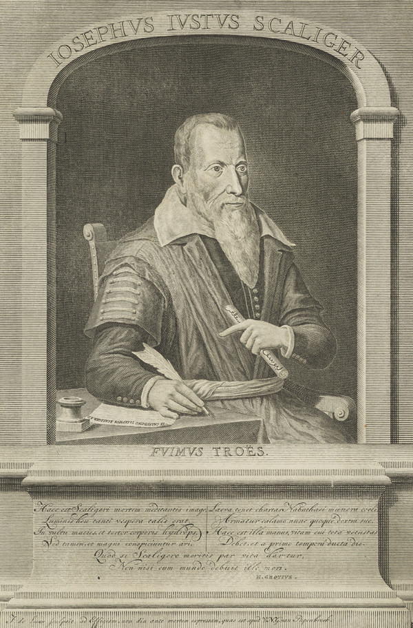 Joseph Justus Scaliger, 1540 - 1609. Linguist and Professor at Leyden ...