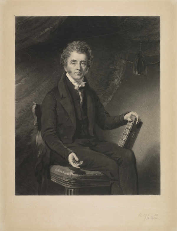 Rev. William Muir, 1787 - 1869. St Stephen's Church by Thomas Goff ...