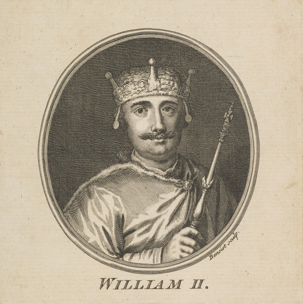 William ('Rufus') II, d. 1100. King of England by Guillaume-Philippe Benoist | National ...