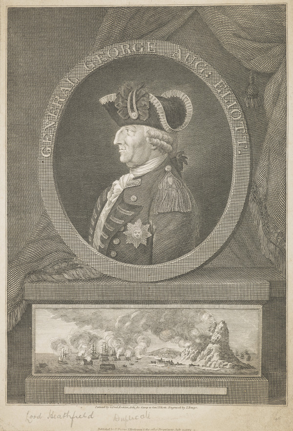General George Augustus Eliott, Baron Heathfield, 1717 - 1790. General ...