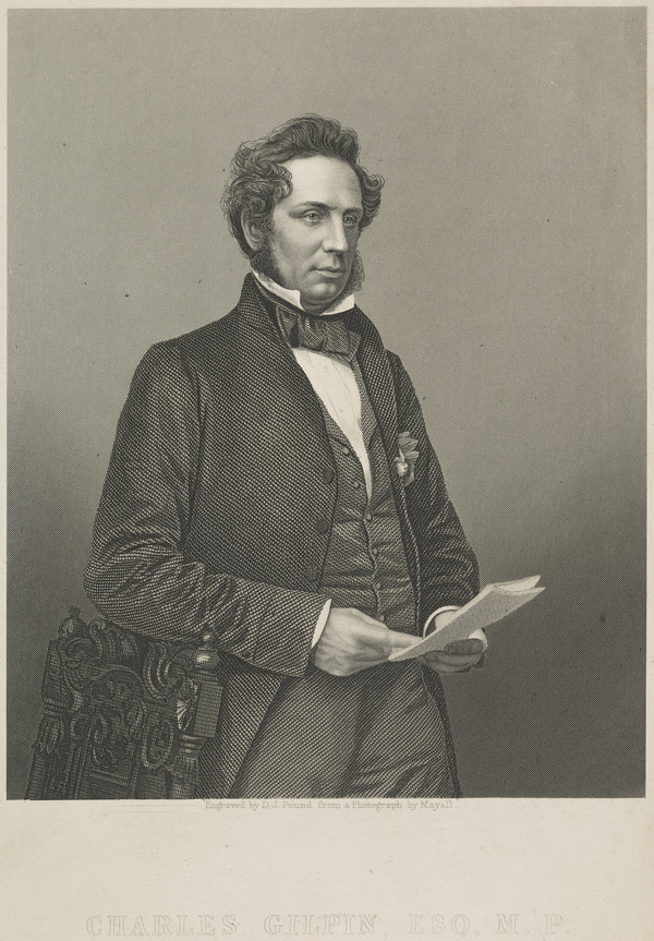 Charles Gilpin, 1815 - 1874. Politician by Daniel John Pound | National ...