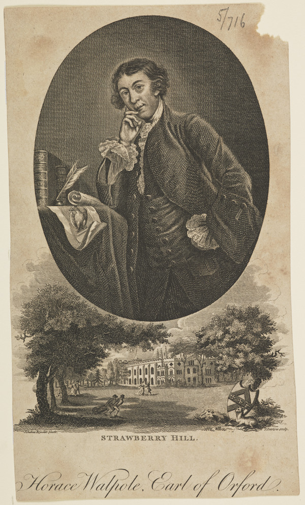 Horace Walpole, 4th Earl of Orford, 1717 - 1797. Writer and collector ...