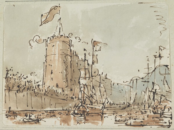 George IV Landing at Leith, Edinburgh, 1822 by Sir John James Stuart ...