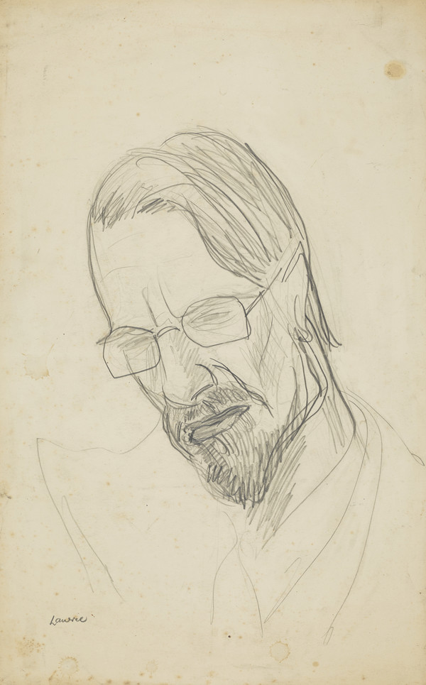 Robert Crombie Saunders, 1914 - 1991. Poet (recto) by Hamish Lawrie ...