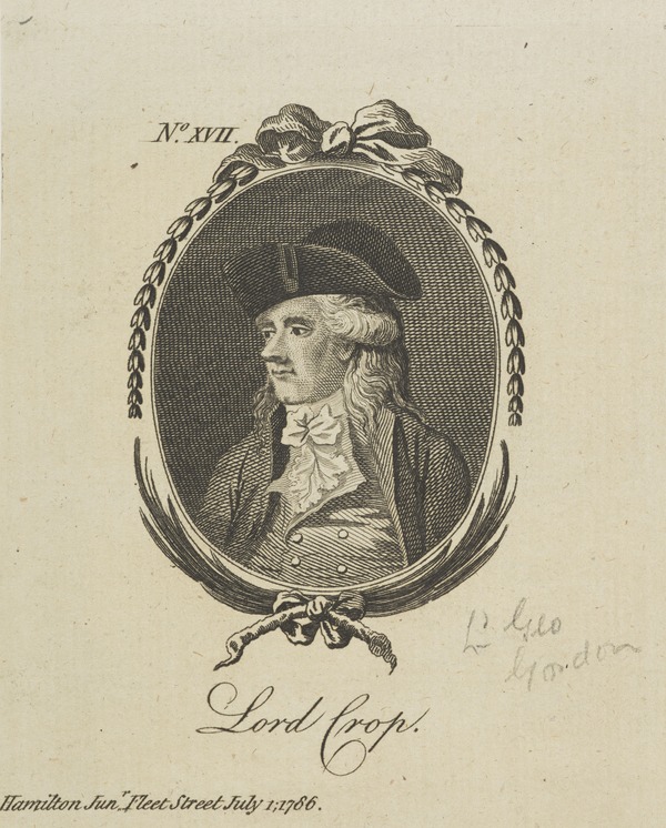 Lord George Gordon, 1751 - 1793. Political agitator | National ...