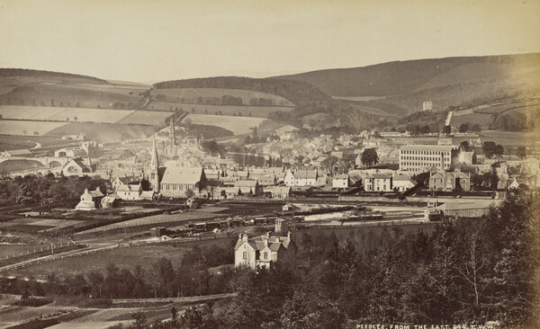 Peebles from the East by George Washington Wilson | National Galleries ...