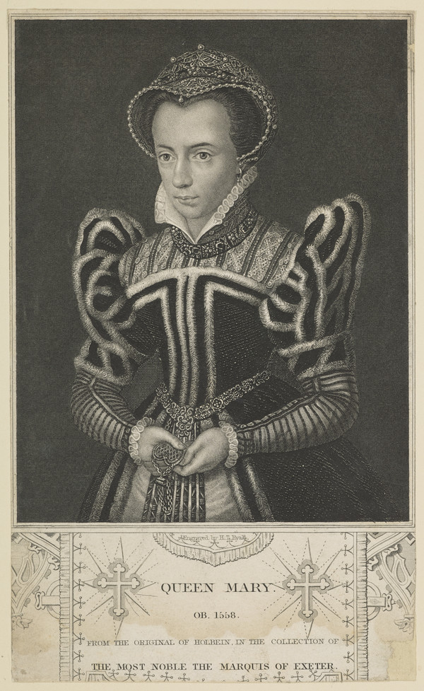 Mary, 1516 - 1558. Queen of England by Henry Thomas Ryall | National ...