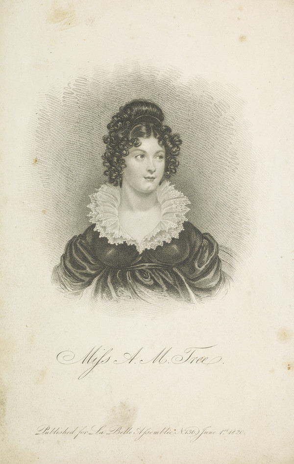 Anna Maria Tree, 1801 - 1862. Actress and singer | National Galleries ...