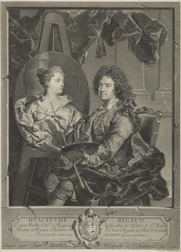 Hyacinthe Rigaud by Jean Daulle | National Galleries of Scotland