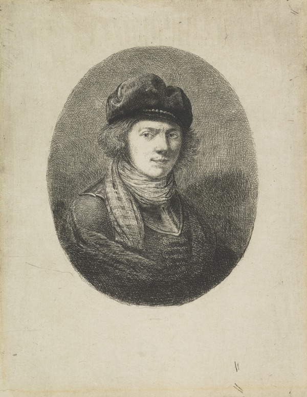 Oval Portrait of Rembrandt (Self-Portrait as Rembrandt) by Andrew ...