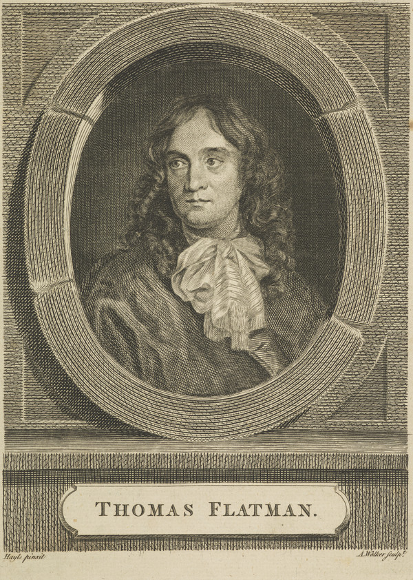 Thomas Flatman, 1637 - 1688. Poet and miniature painter by Anthony ...