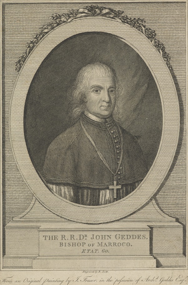 Dr John Geddes, 1735 - 1799. Bishop of Morocco by Robert Scott ...