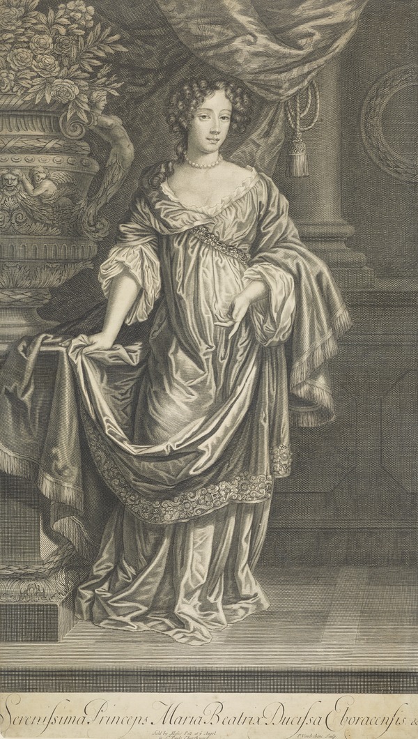 Mary of Modena, 1658 - 1718. Consort of James VII and II by Peter ...