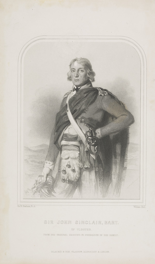 Sir John Sinclair, 1754 - 1835. Politician, statistician and ...