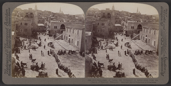 Bethlehem of Judea, the birthplace of Jesus - west from the Church of ...
