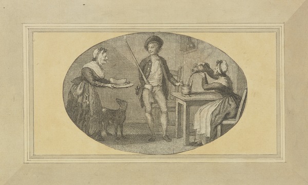 Scottish Songs, Plate 4: Andro' and his Cutty Gun by David Allan ...