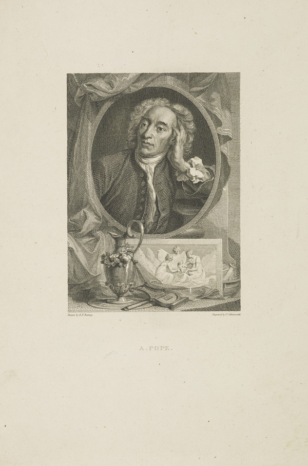 Alexander Pope, 1688 - 1744. Poet by Louis Schiavonetti | National ...